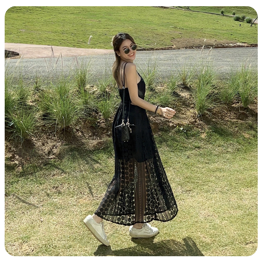 Lacy Lace Dress - ชุดเดรสลูกไม้ - Dosimplething - ThaiPick