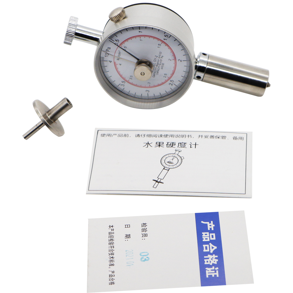 GY-2 Pointer Fruit Hardness Tester Fruit Penetrometer Oranges Apples ...