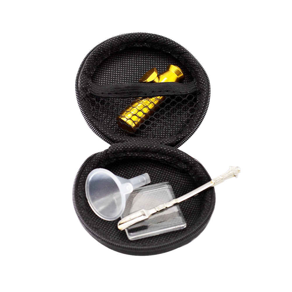 ☊☢ 1pcs Portable Smoking Tool Kit Pipe and Snuff Bottle Set 5 piece Set ...