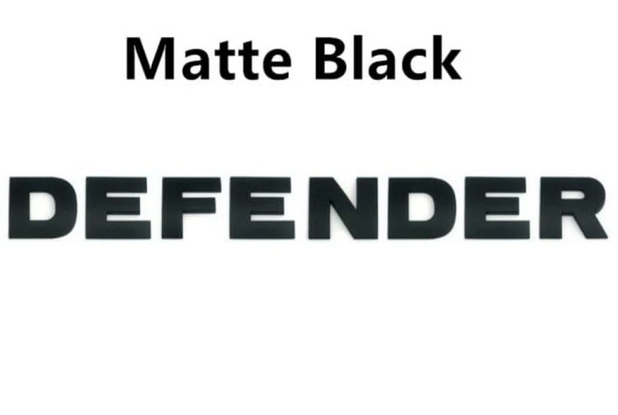โลโก้ตัวอักษร แลนด์โรเวอร์ ดีเฟนเดอร์ ติดกระโปรงหน้า Land rover ...