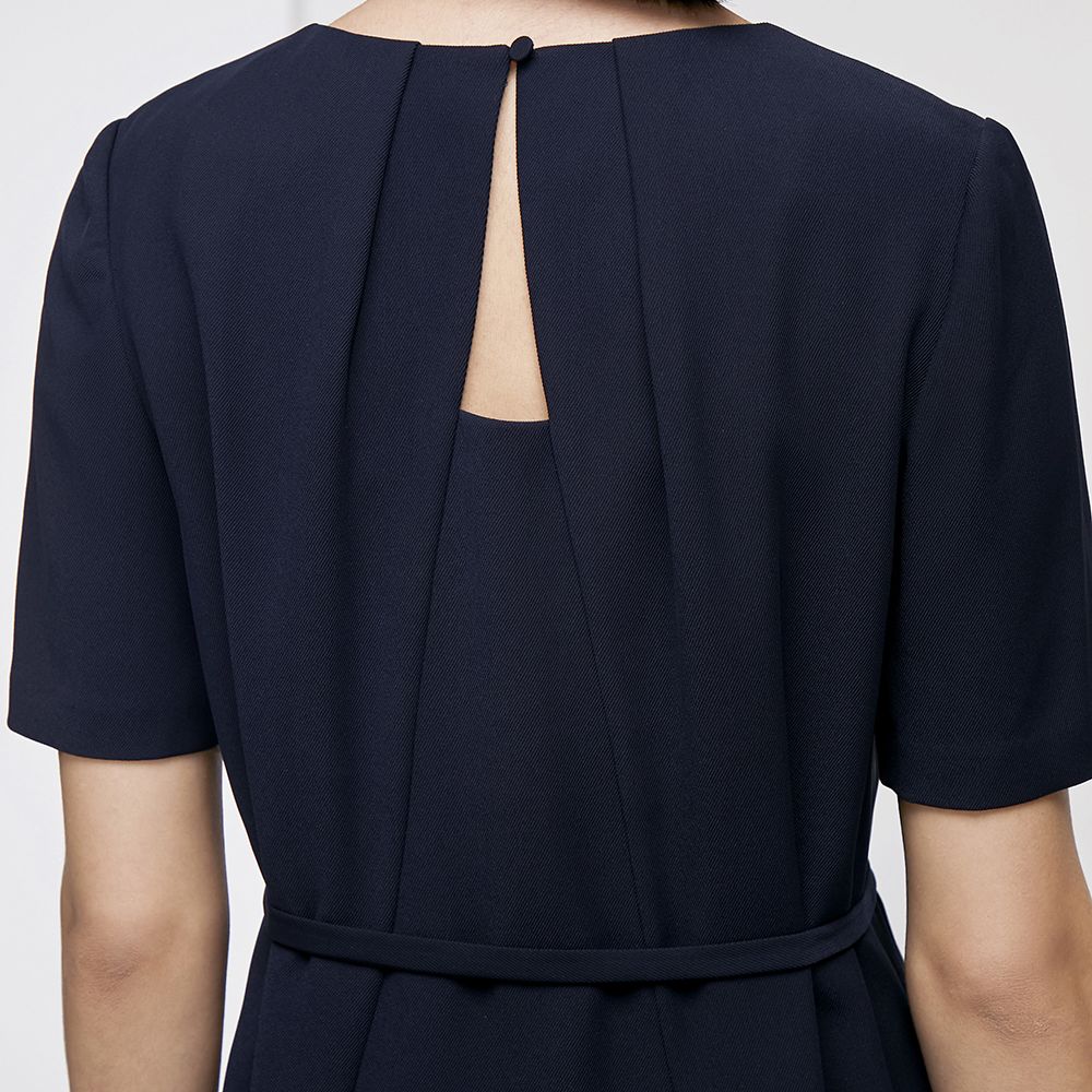 G2000 เดรสผู้หญิง ทรงชิพ (FASHION SLIM FIT) รุ่น 1623103779 BLUE เดรส ...