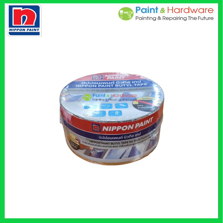 ์Nippon Paint Butyl Tape บิวทิลเทป นิปปอนเพนต์ เทปบิวทิล กันรั่วซึม เทป ...