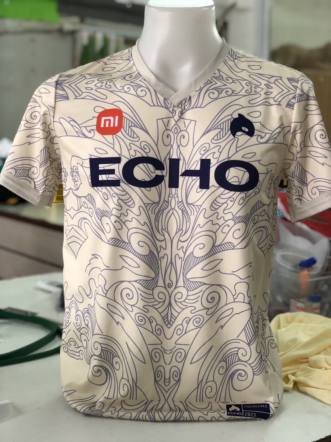ECHO 2023 Jersey Esports T-shirts white edition - monkeyscreen - ThaiPick