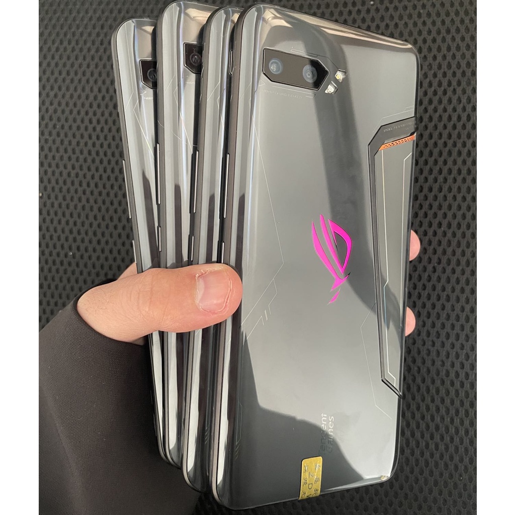 ใหม่ 95% โทรศัพท์มือถือ Asus Rog2 Rog 2 Game Phone 8+128G Rom Global ...