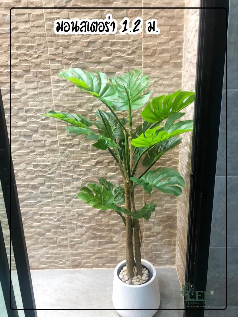 ต้นมอนสเตอร่า 1.2 เมตร ต้นไม้ปลอม ต้นไม้ประดิษฐ์ Leeartplants - LEE Artificial Plants - ThaiPick