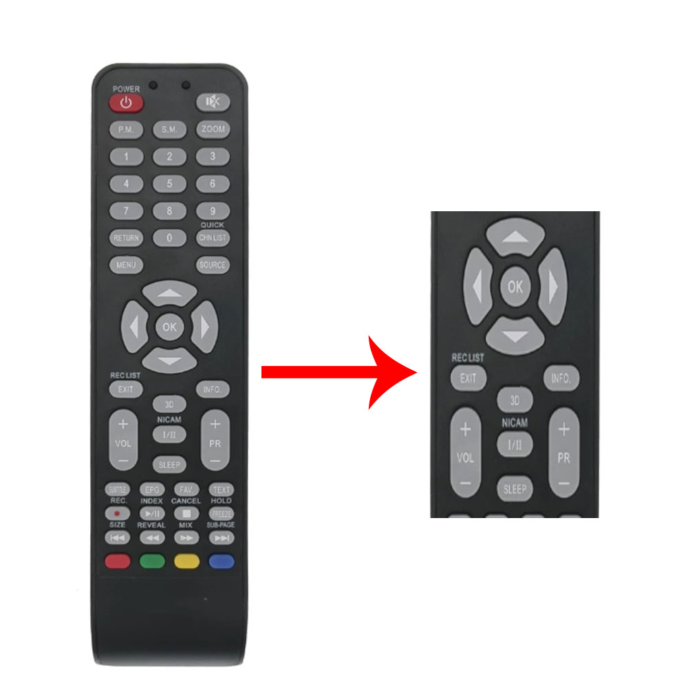Skyworth Smart TV remote 32E2000 40E2000 43E2000 50E2000 55E2000 ...
