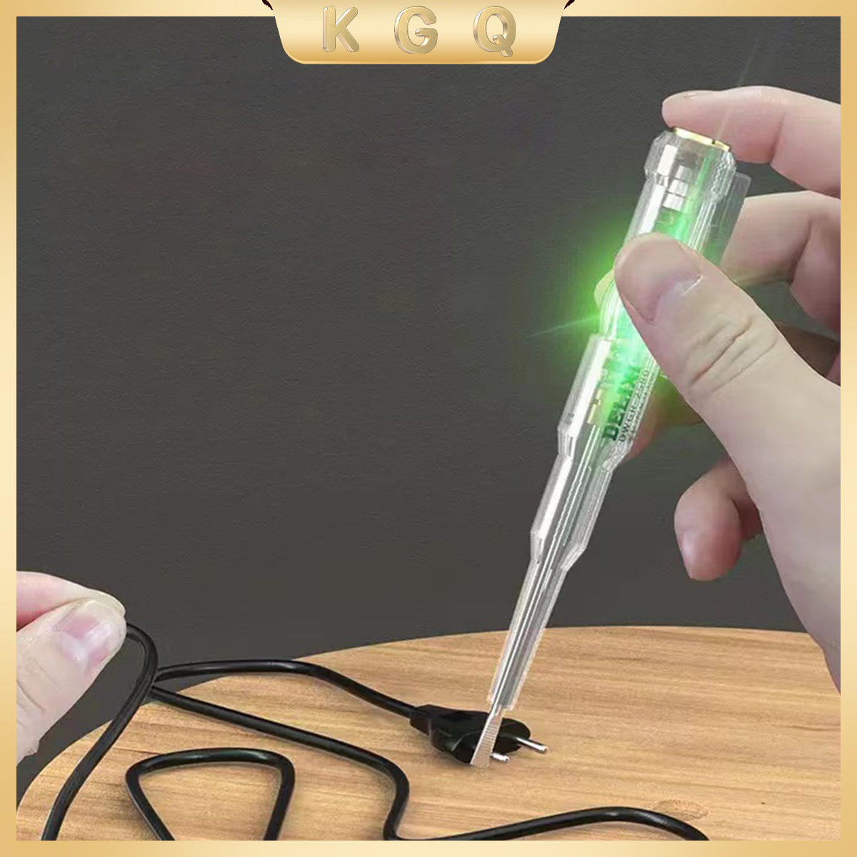 Non-contact voltage test pen with two color LED light screwdriver flat ...