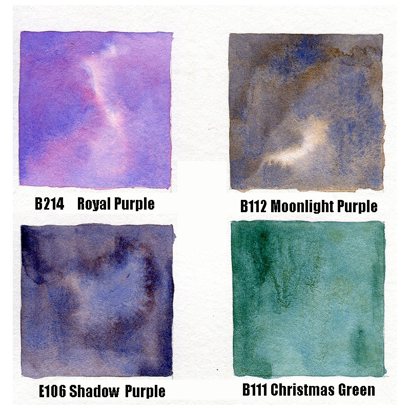 Artist Layered Color Watercolor Paint Sample Sack Professional Water ...