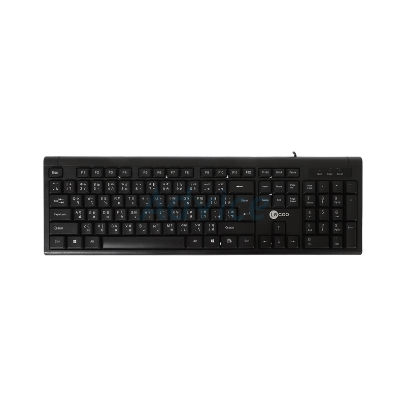 USB KEYBOARD LECOO KB101 BLACK BY LENOVO - Advice Online - ThaiPick