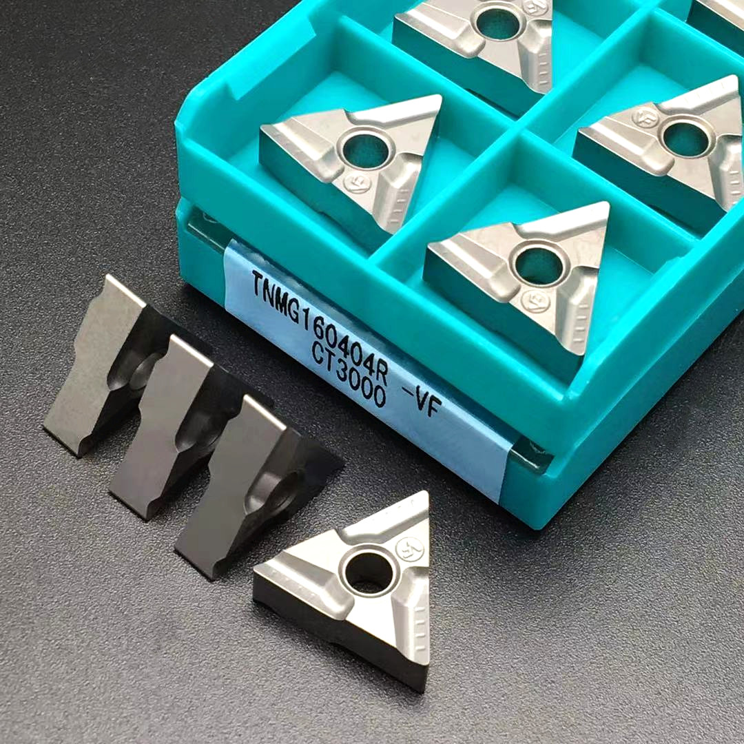 TNMG160404R-VF CT3000 คาร์ไบด์แทรกเครื่องกลึงเครื่องตัดเครื่องมือ CNC ...