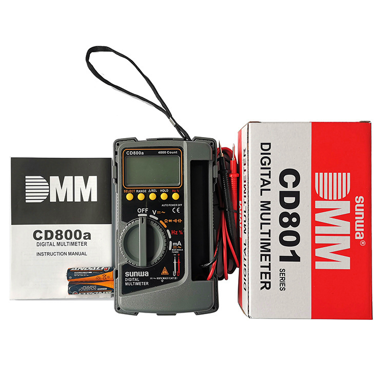 SUNWA รุ่น CD-800A Digital Multimeter มัลติมิเตอร์ มิเตอร์วัดไฟ ดิจิตอ ...