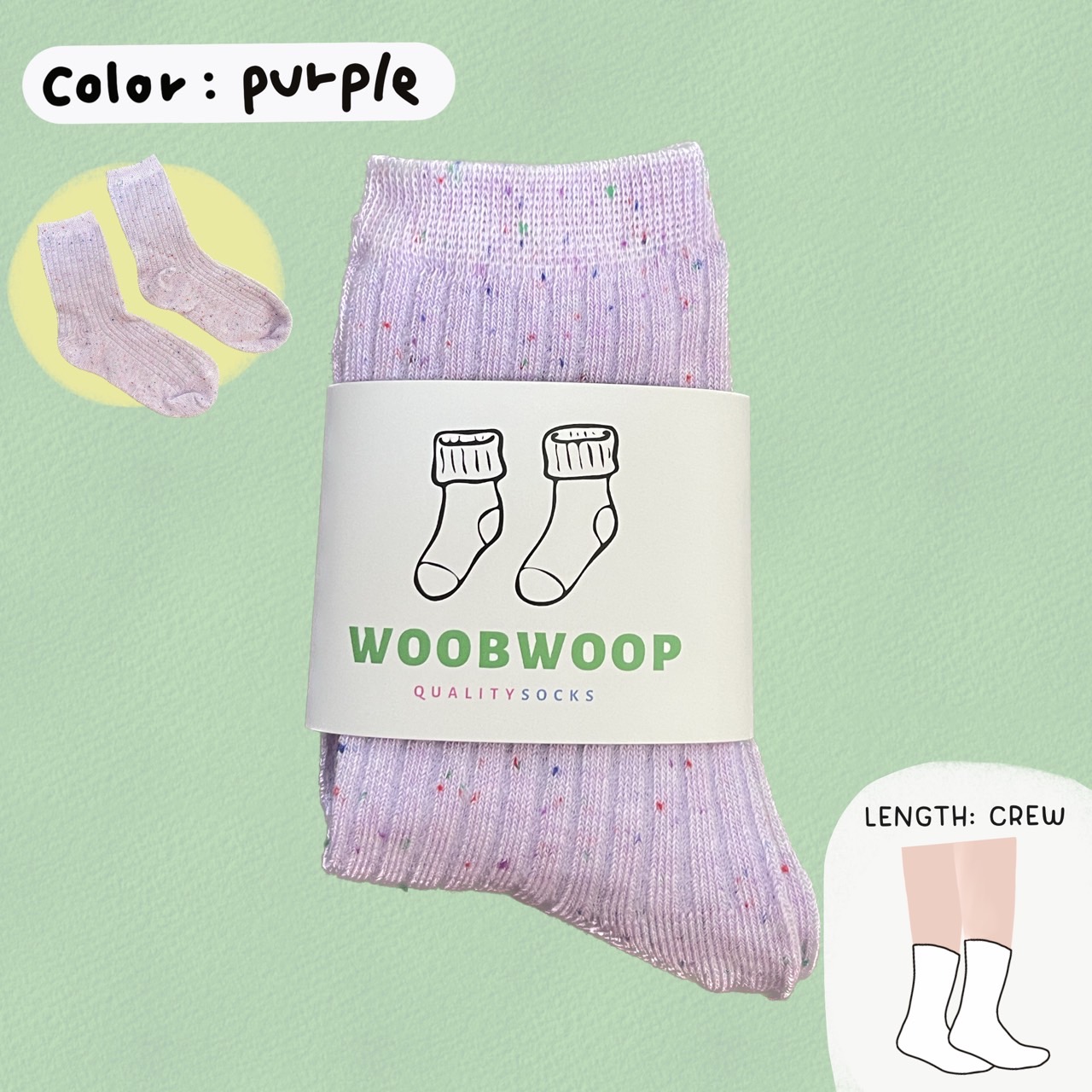 WOOBWOOP Marble Sock - woobwoop - ThaiPick