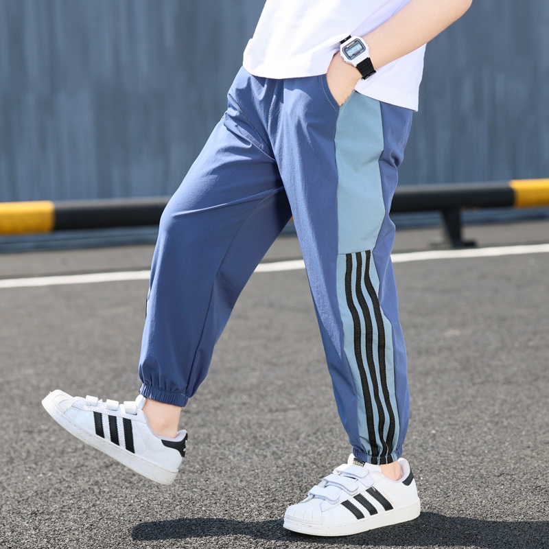 boys clothing Boys anti-mosquito pants thin summer pants 2022 new children's trousers summer big ...
