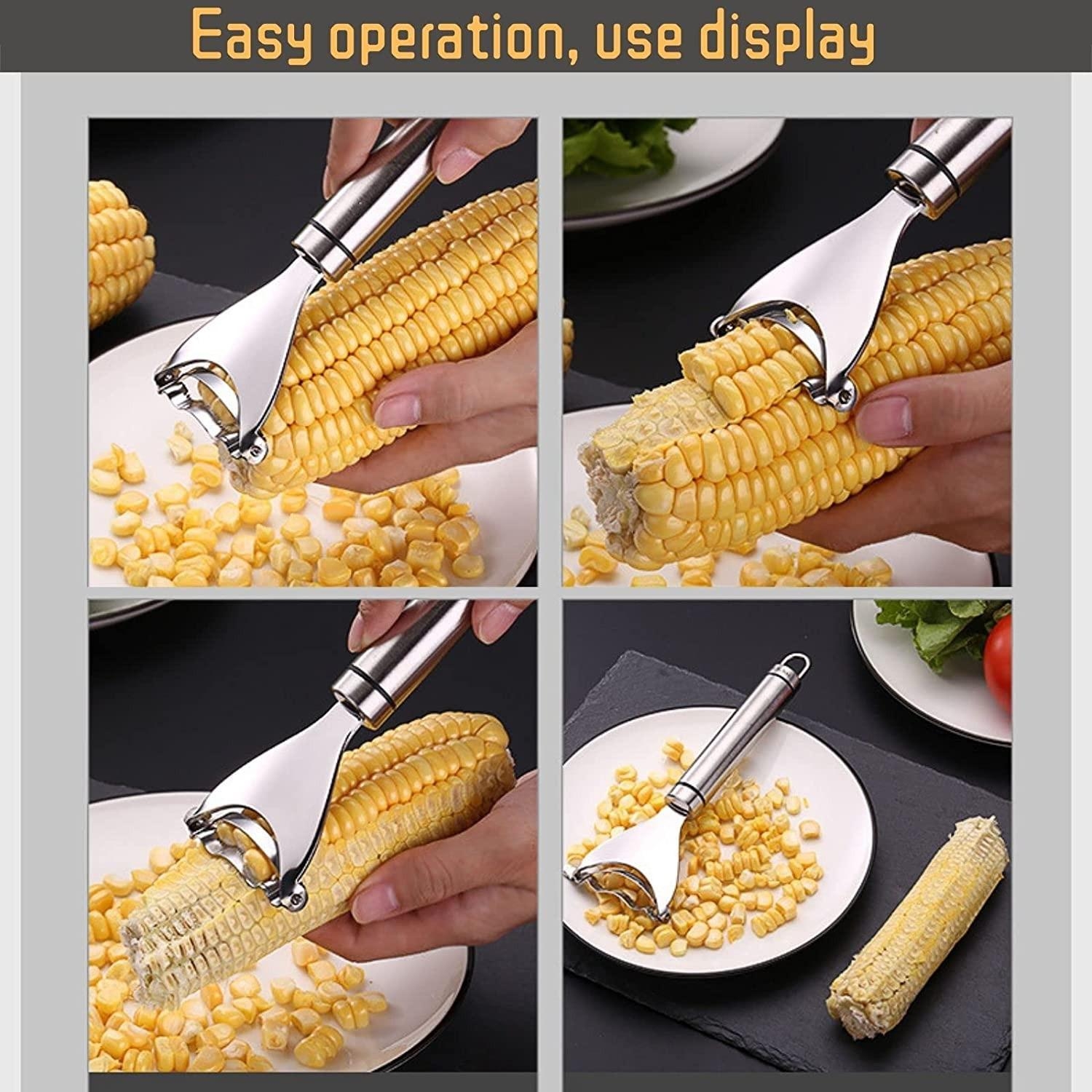Stainless Steel Corn Grater ที่ขูดเมล็ดข้าวโพดสแตนเลส - okay99 - ThaiPick