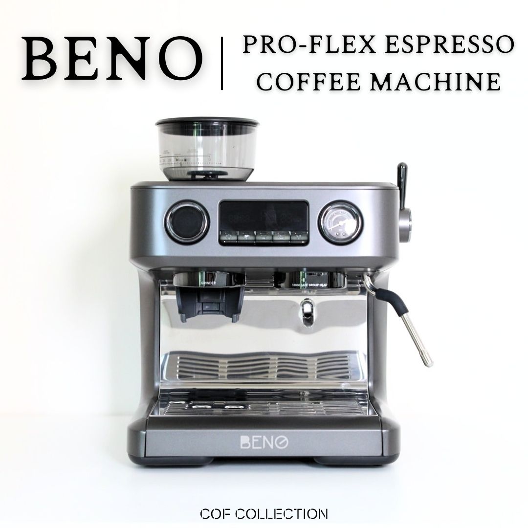 BENO เครื่องชงกาแฟเอสเพรสโซ่ รุ่น PRO-FLEX บด ชง ตีฟองในเครื่องเดียว ...