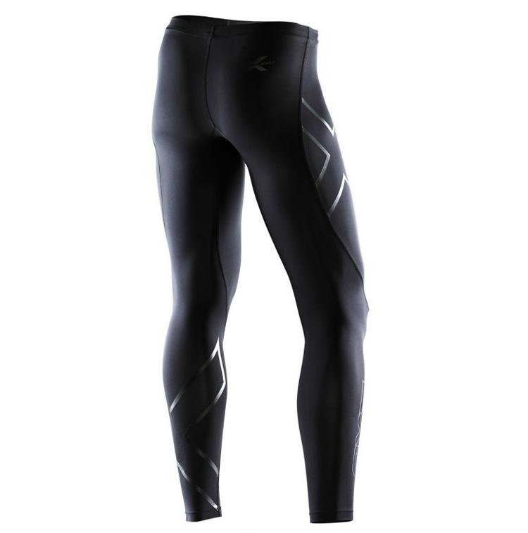 กางเกงรัดกล้ามเนื้อ ZXU Mens Compression Tights BlackBlack - JPG ...