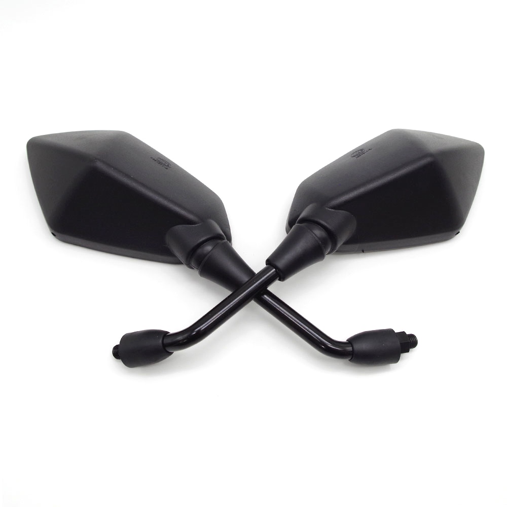 rearview mirror Carbon Fibre Pattern Universal 10mm Motocycle Mirror ...