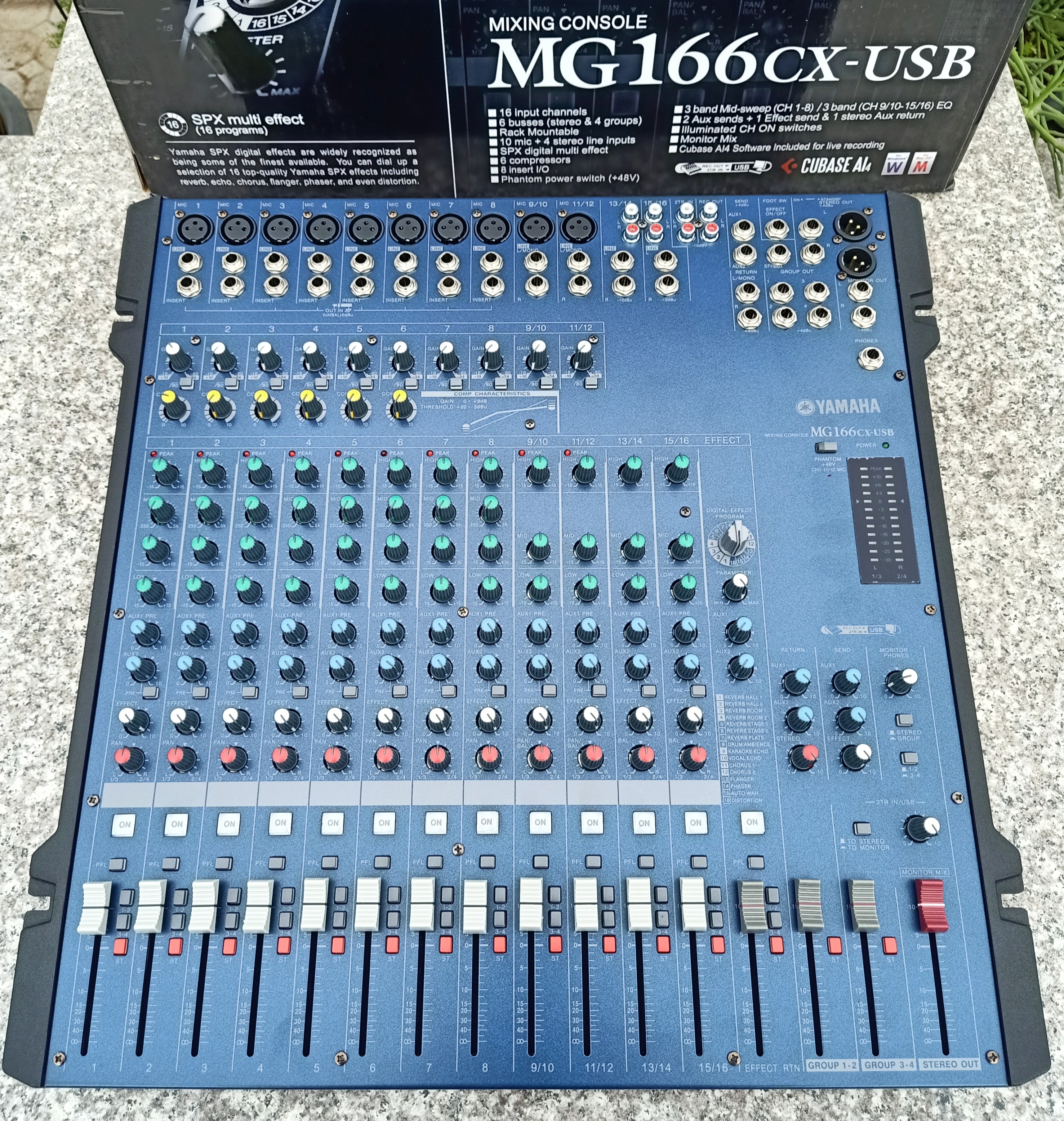 มิกเซอร์ YAMAHA MG166cx USB MIXERเสียงดี มีเอ็ฟเฟคแท้ | Lazada.co.th