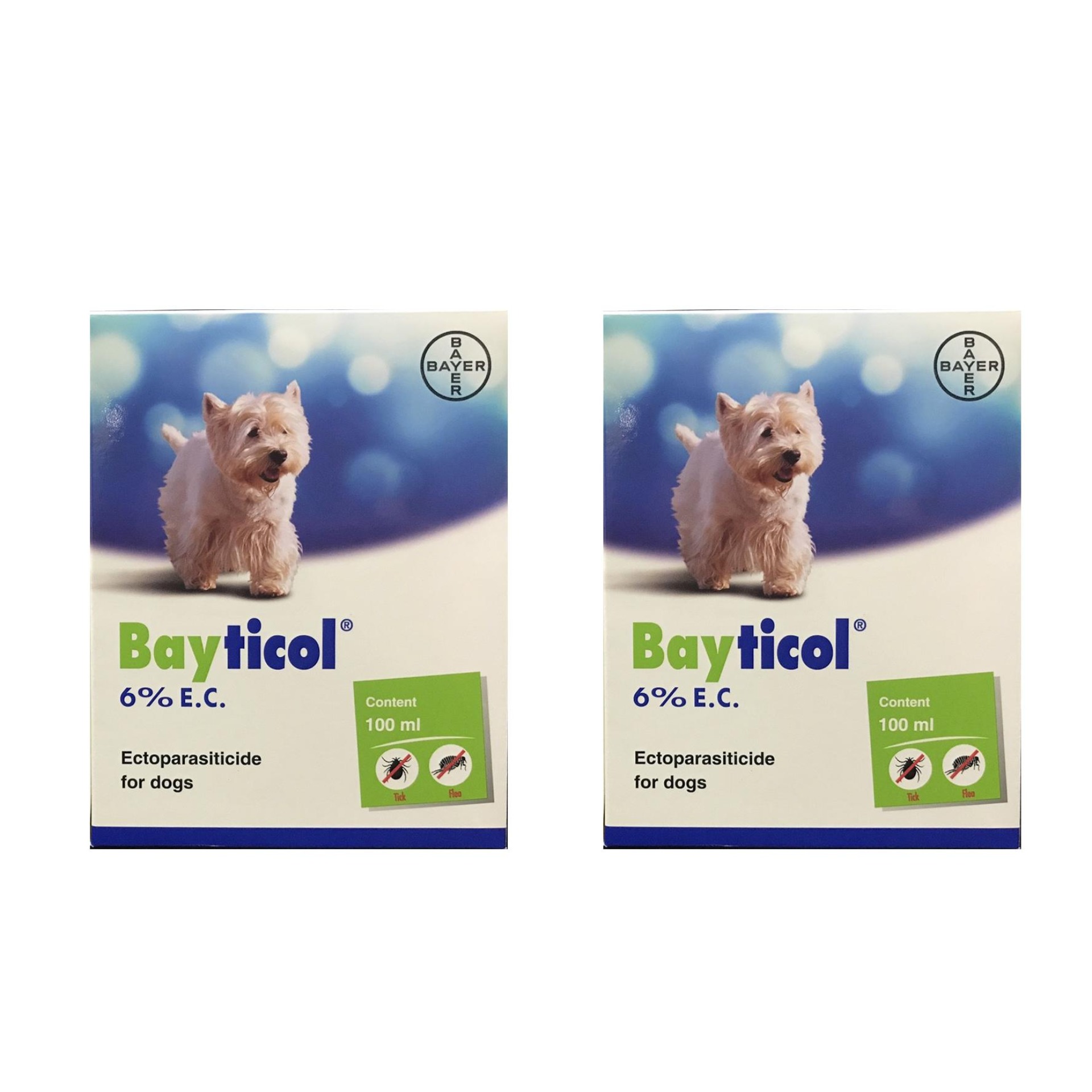 Bayticol (ขวดเล็ก 10 ml) ไบติคอล ควบคุมและกำจัดเห็บ หมัดสุนัข Free ...