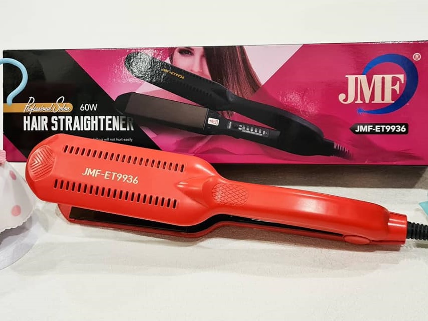 เครื่องหนีบผมตรง รุ่น JMF-9936 หน้ากว้างเป็นพิเศษ ทำให้หนีบผมตรงได้เร็วขึ้น - Family salon shop ...