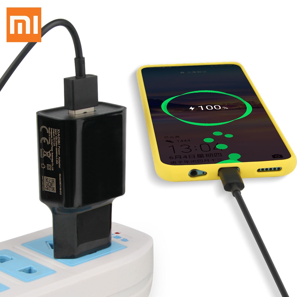 Original XIAOMI 5V 2A EU Travel Charger For Redmi Note 7 6 Note8 Mi 5 ...