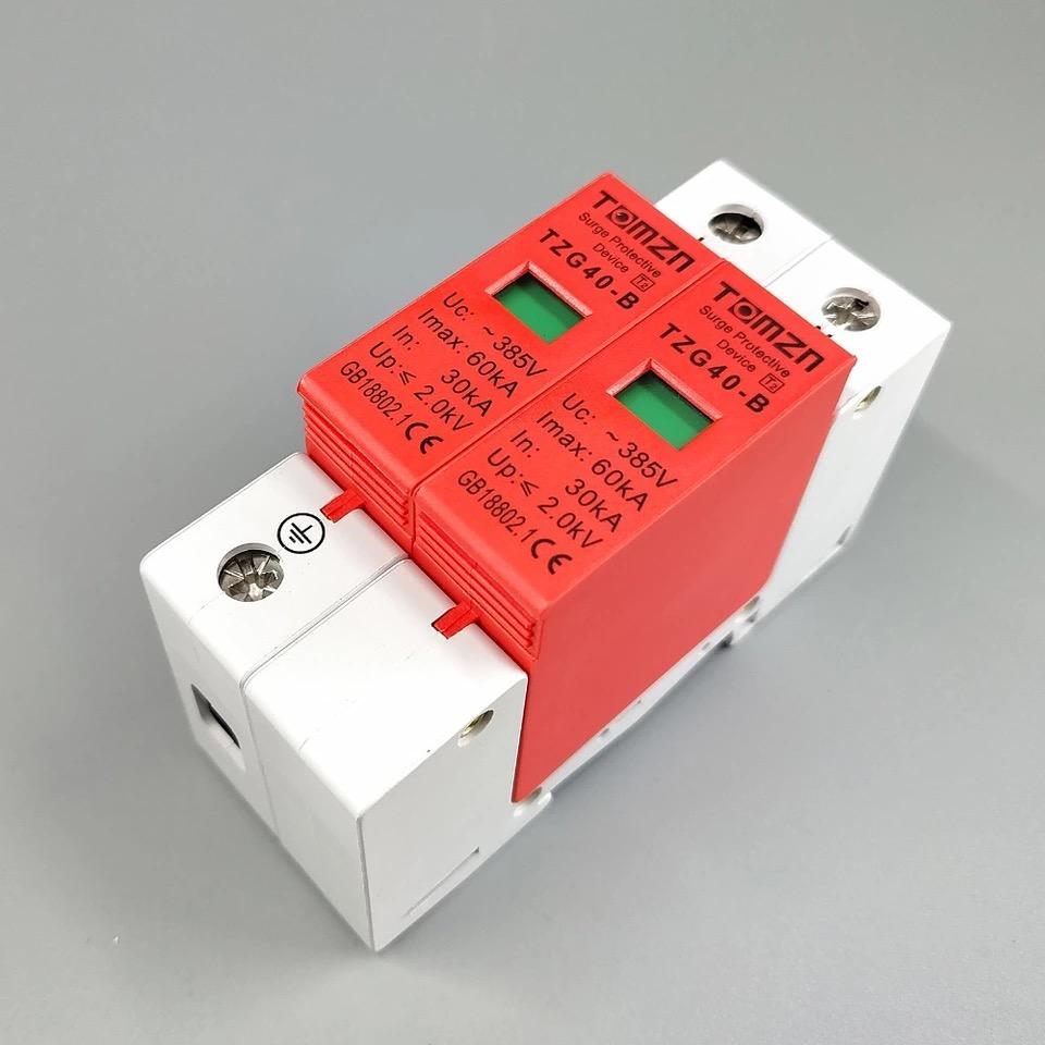 AC Surge TOMZN Protector Device SPD ป้องกันฟ้าผ่า ไฟกระชาก สำหรับไฟบ้าน ...