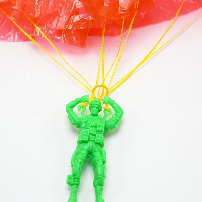 Plastic Ejecting Parachute Toy Outdoor Soldier Hand Throwing Parachute ...