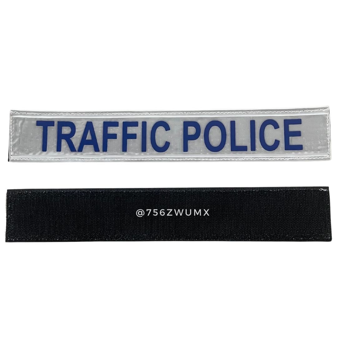 ป้าย Traffic Police //ป้ายสะท้อนแสง ชุดจราจรตำรวจ ซื้อคู่เสื้อ ราคาถูก ...