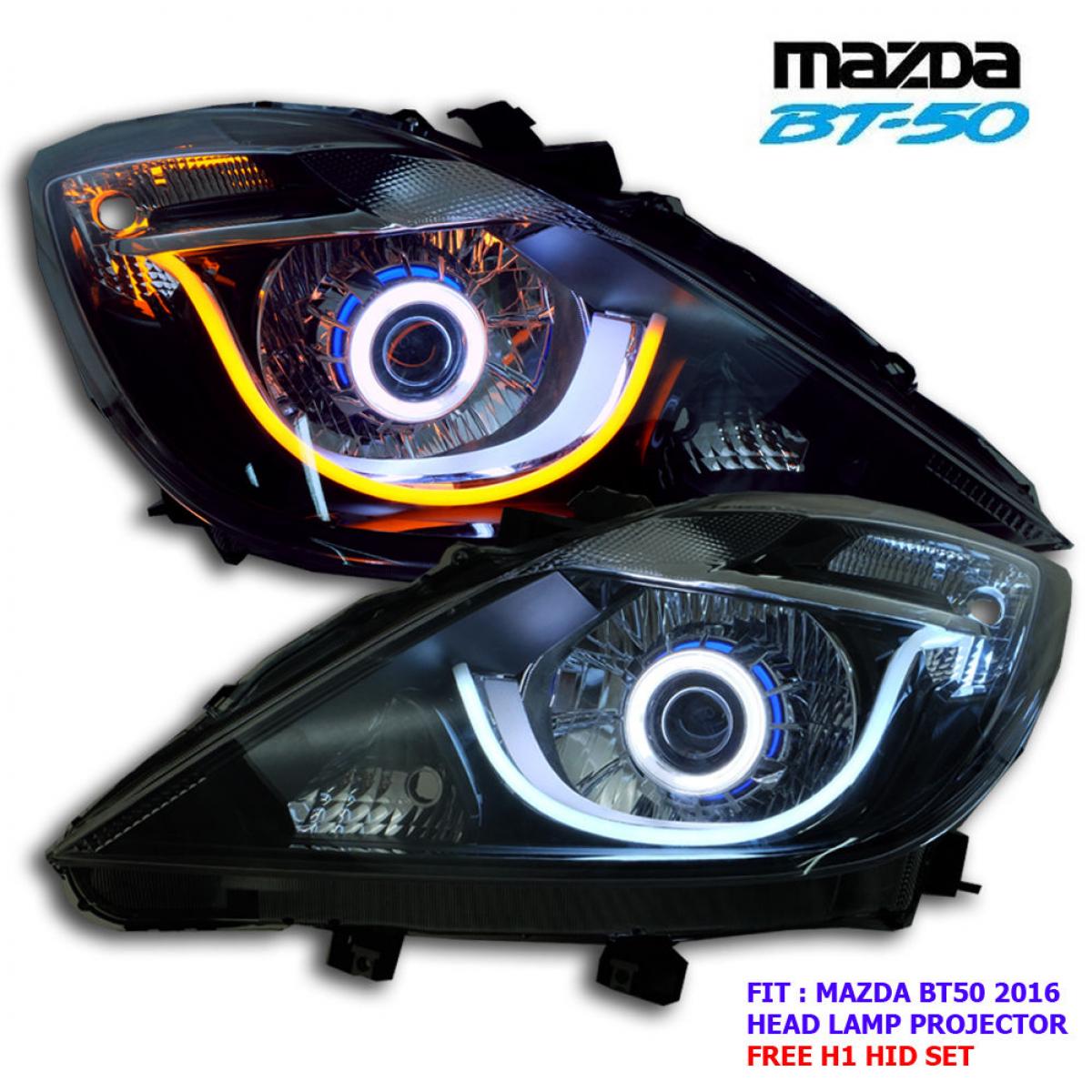 ไฟหน้า โปรเจคเตอร์ LED รุ่น มาสด้า บีที 50 MAZDA BT50 BT-50 ปี 2016 ...