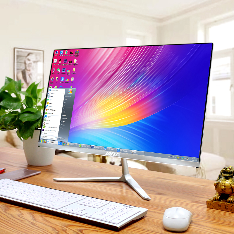 ใหม่ all-in-one2224 Inch All In One Pc Windows 10 Computer Wifi Desktop ...