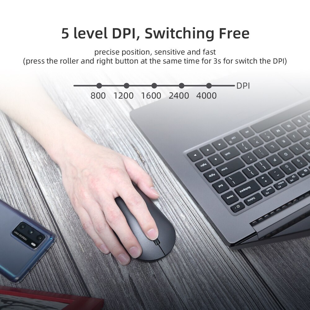 M399DB Bluetooth Wireless Mouse Type-C + USB 2.4Ghz Dual mode Receiver ...