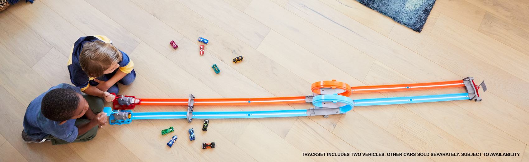 Hot Wheels Double Loop Dash Trackset GFH85 ฮอตวิล ชุดรางแข่งยกระดับ ...