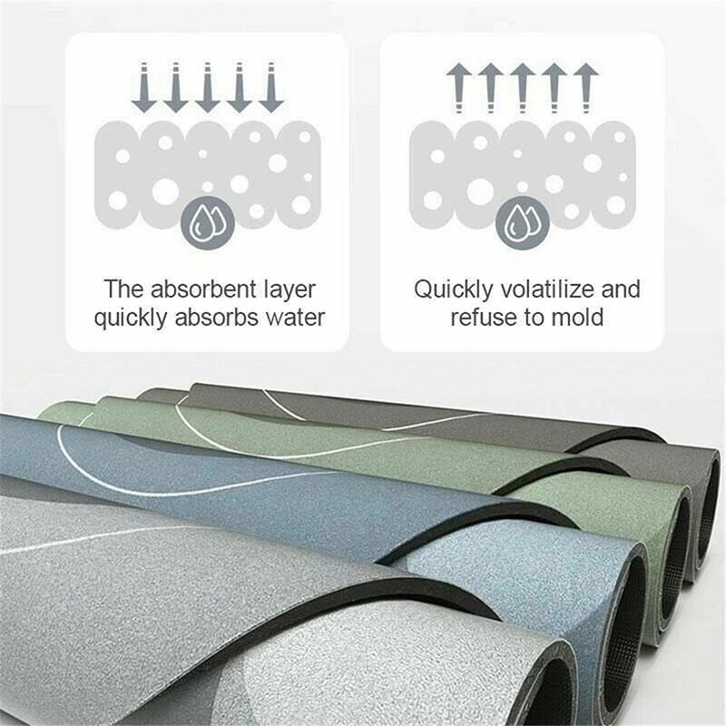 Napa Skin Super Absorbent Bath Mat Quick Drying Bathroom Carpet Modern ...