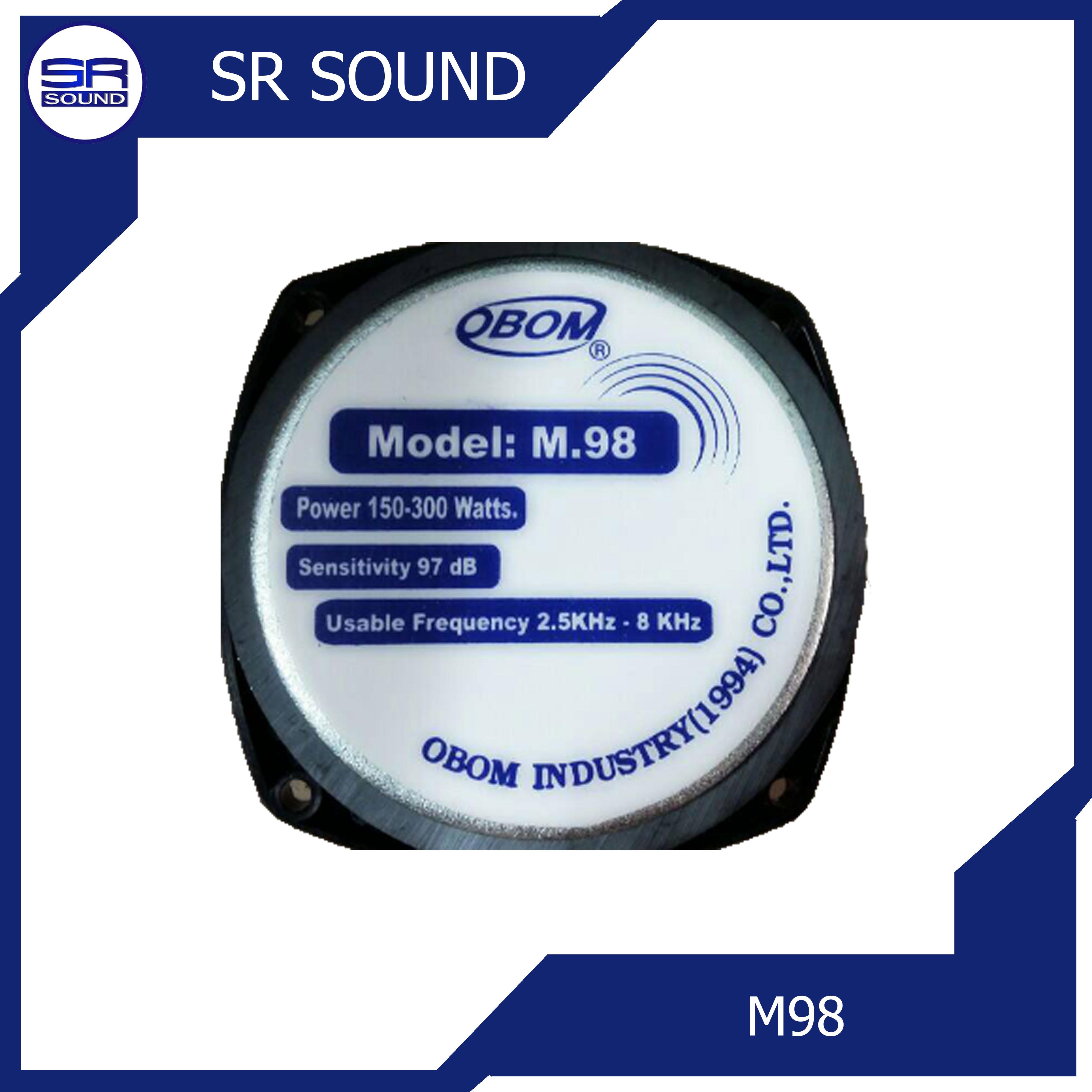 ฟรีค่าส่งOBOM M98 ทวิทเตอร์เสียงแหลมแบบจรวด 300วัตต์ (สินค้าใหม่แกะกล่อง) M 98 M-98 | Lazada.co.th