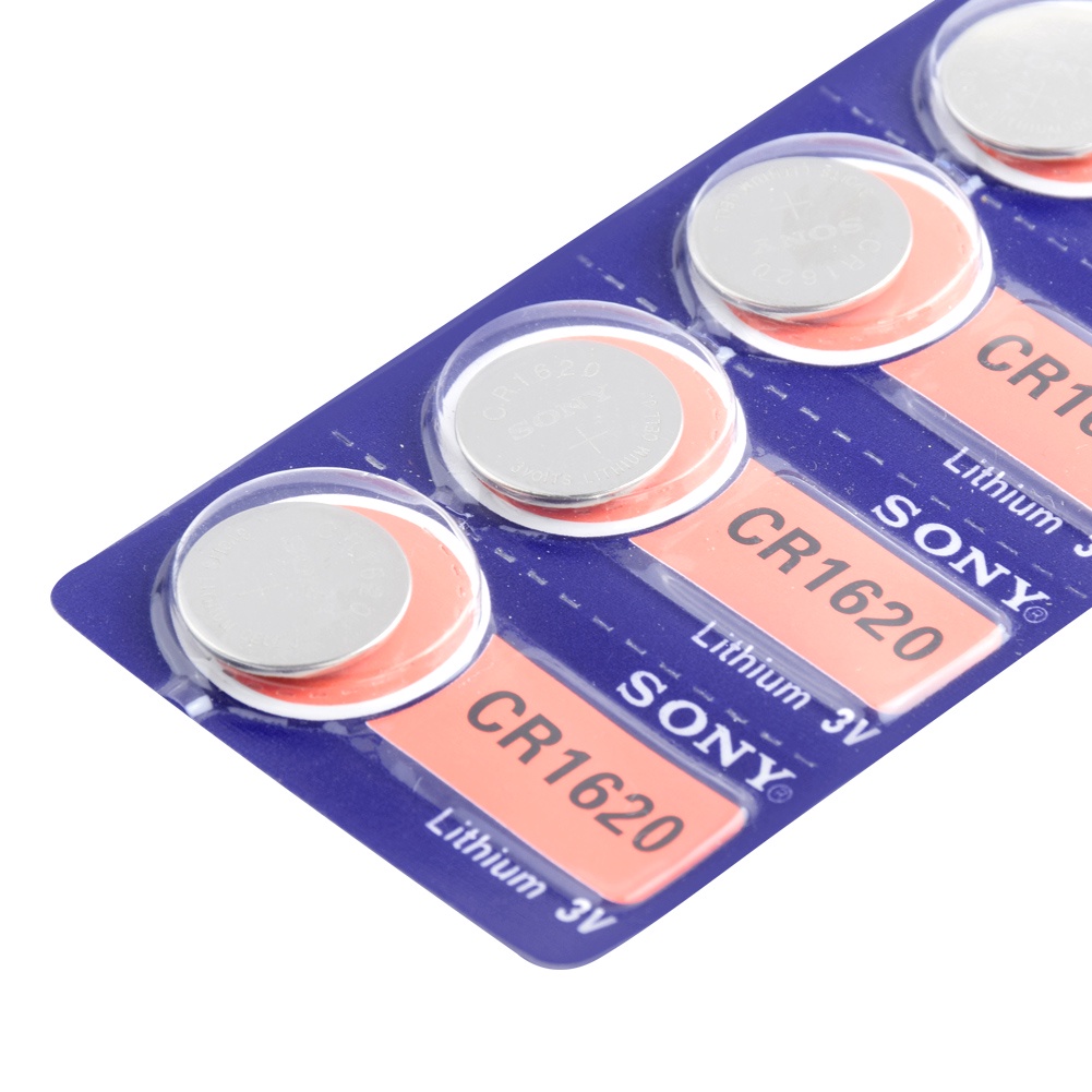 5 ชิ้นล็อตสำหรับ Sony Original CR1620 ปุ่มแบตเตอรี่แบบเหรียญสำหรับ ...