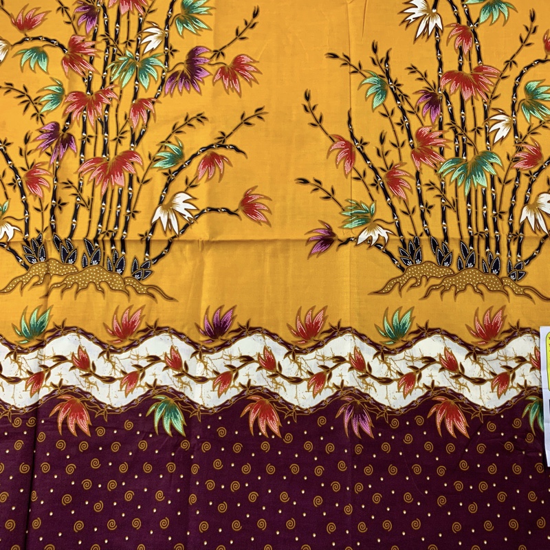 ผ้า ผ้าตัด ผ้าชิ้น ผ้านุ่ง ผ้านุ่งผุ้หญิง ผ้ายังไม่เย็บ ผ้าบาติก ผ้าลายดอกไม้ สวยๆ - koob - ThaiPick