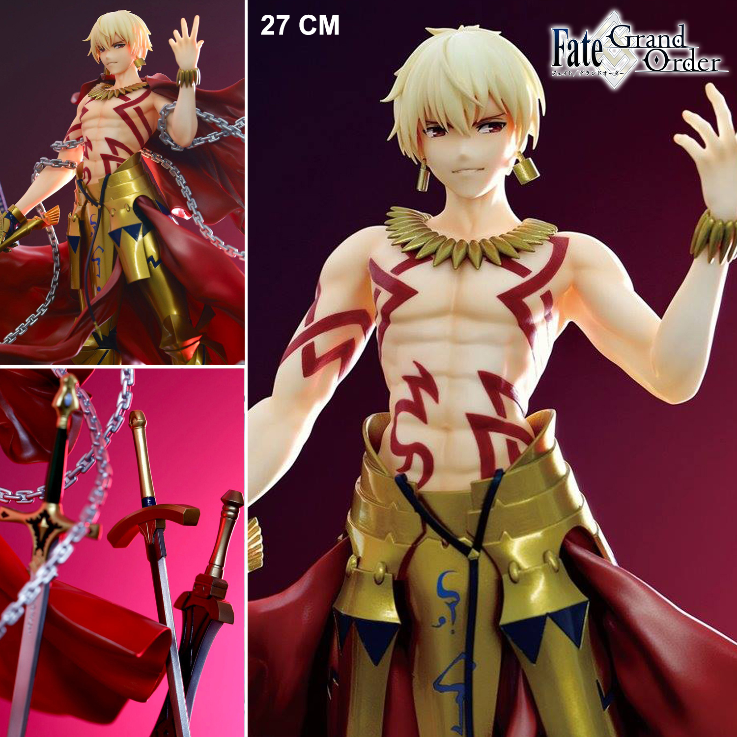 Model โมเดล Figure ฟิกเกอร์ จากการ์ตูนเรื่อง Fate Grand Order Stay night เฟท แกรนด์ออเดอร์ มหา ...