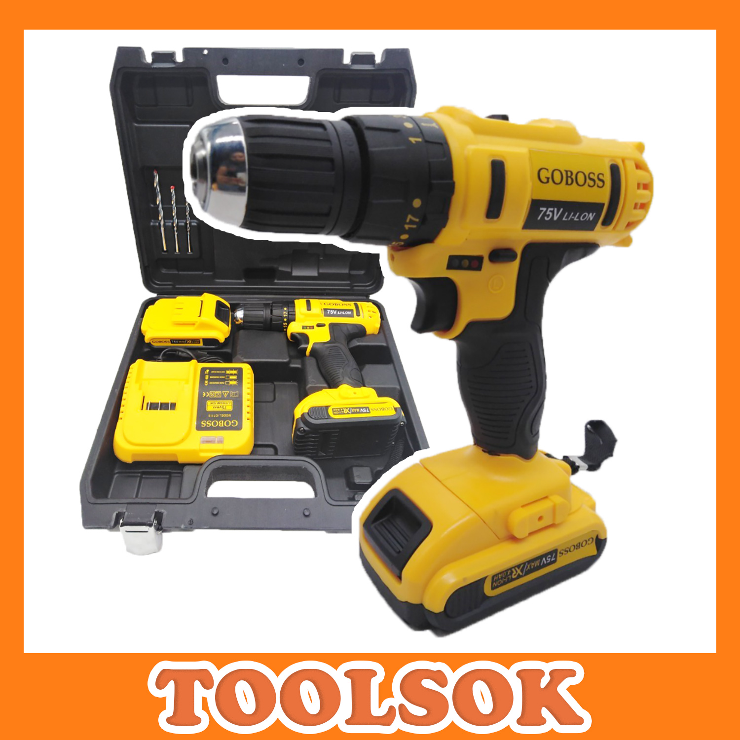 สว่านไร้สาย 32V GOBOSS - Toolsok - ThaiPick