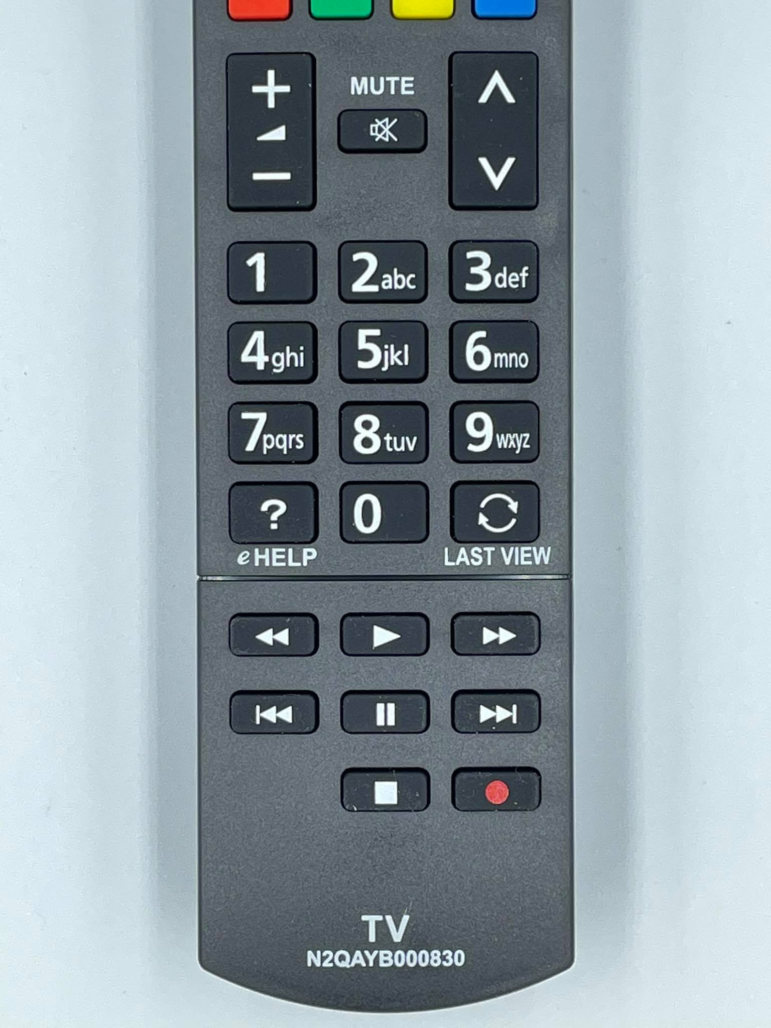 รีโมทใช้กับทีวี Panasonic รุ่น N2QAYB000830 มีปุ่ม Apps / Home / Guide ...