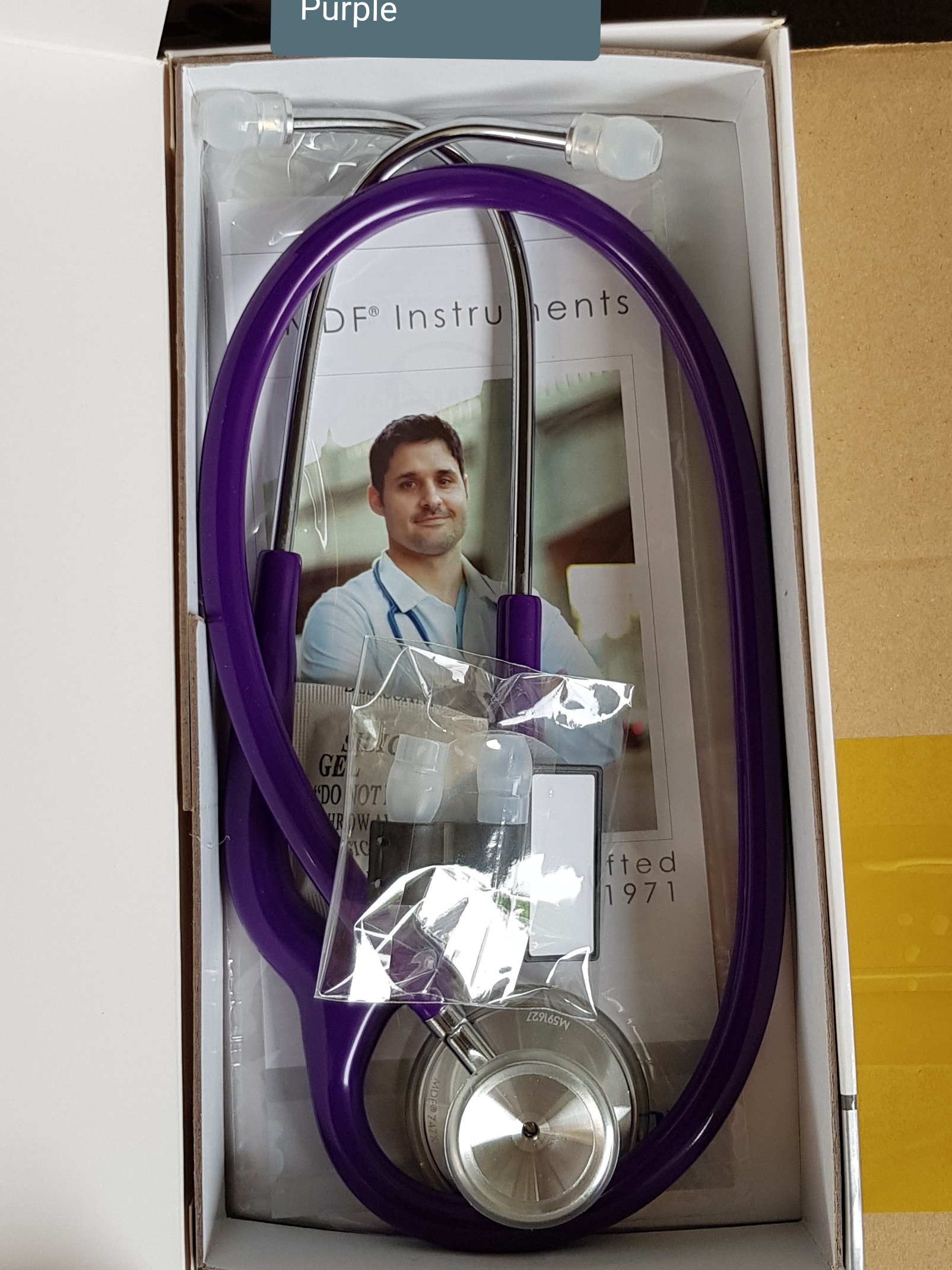 MDF STETHOSCOPE หูฟังแพทย์ MDF รุ่น MDF747XP (สี Purple Rain) | Lazada ...