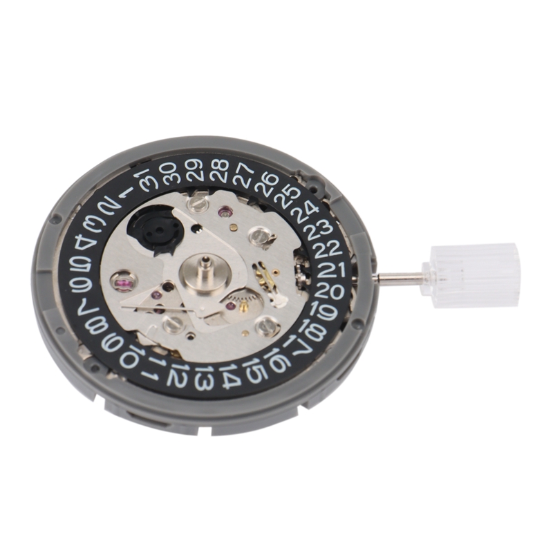 NH35 NH35A Automatic Watch Movement Brand New Black Date Window 24 ...
