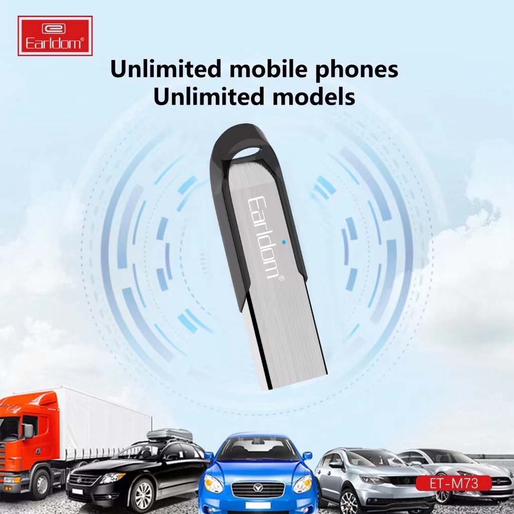 Earldom ET-M73 อุปกรณ์เสริมโทรศัพท์ และเครื่องเล่นเช่นลำโพงที่ต้องการเชื่อมต่อบูลทูธ ตัวรับ ...