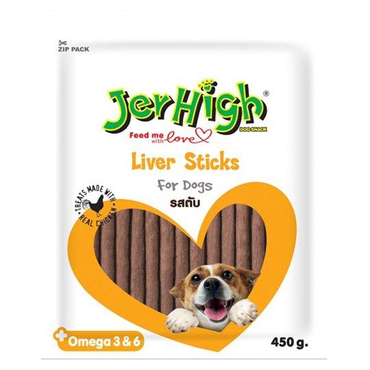 🔥เกรดโรงแรม!! เจอร์ไฮ สติ๊กรสตับ 450กรัม Jerhigh Liver Stick 450g ...