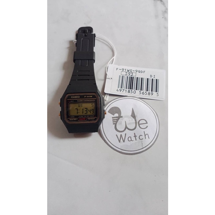 CASIO ของแท้ รุ่น F91W F94WA นาฬิกาข้อมมือ Digital ผู้ชายได้ ผู้หญิงดี กันน้ำสุดๆ ขายดีสุดๆ ...