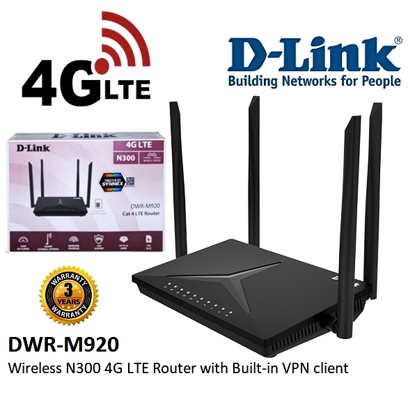 4G Router D-LINK (DWR-M920) Wireless N300 - Shop_sale DD - ThaiPick