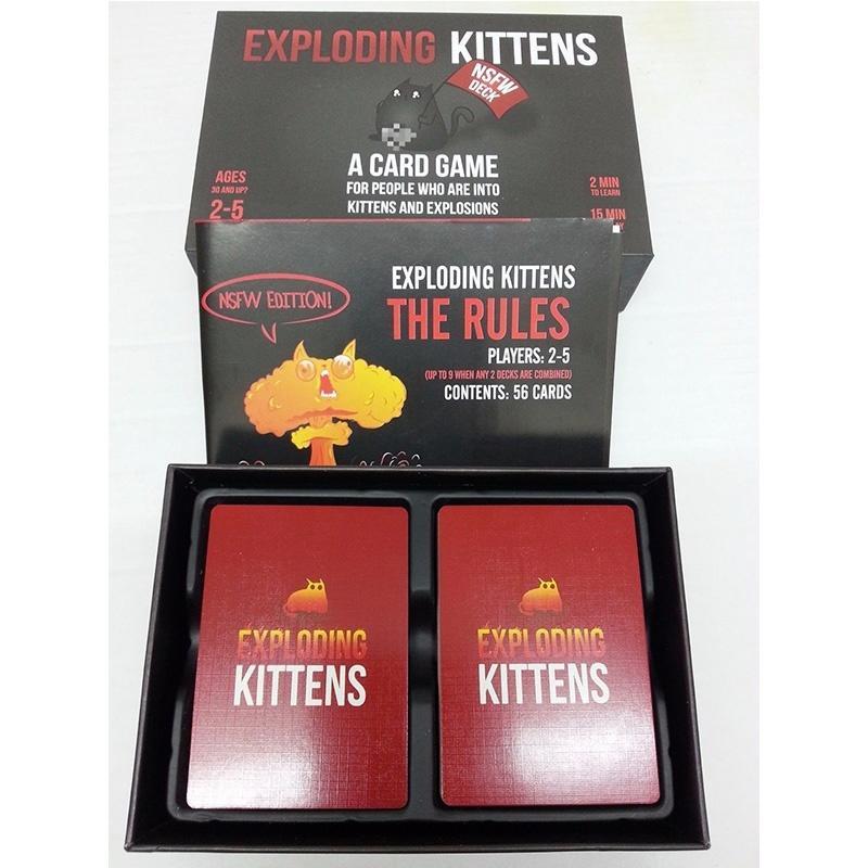 Fun Dice Exploding Kittens NSFW Edition Board Game - ThaiPick