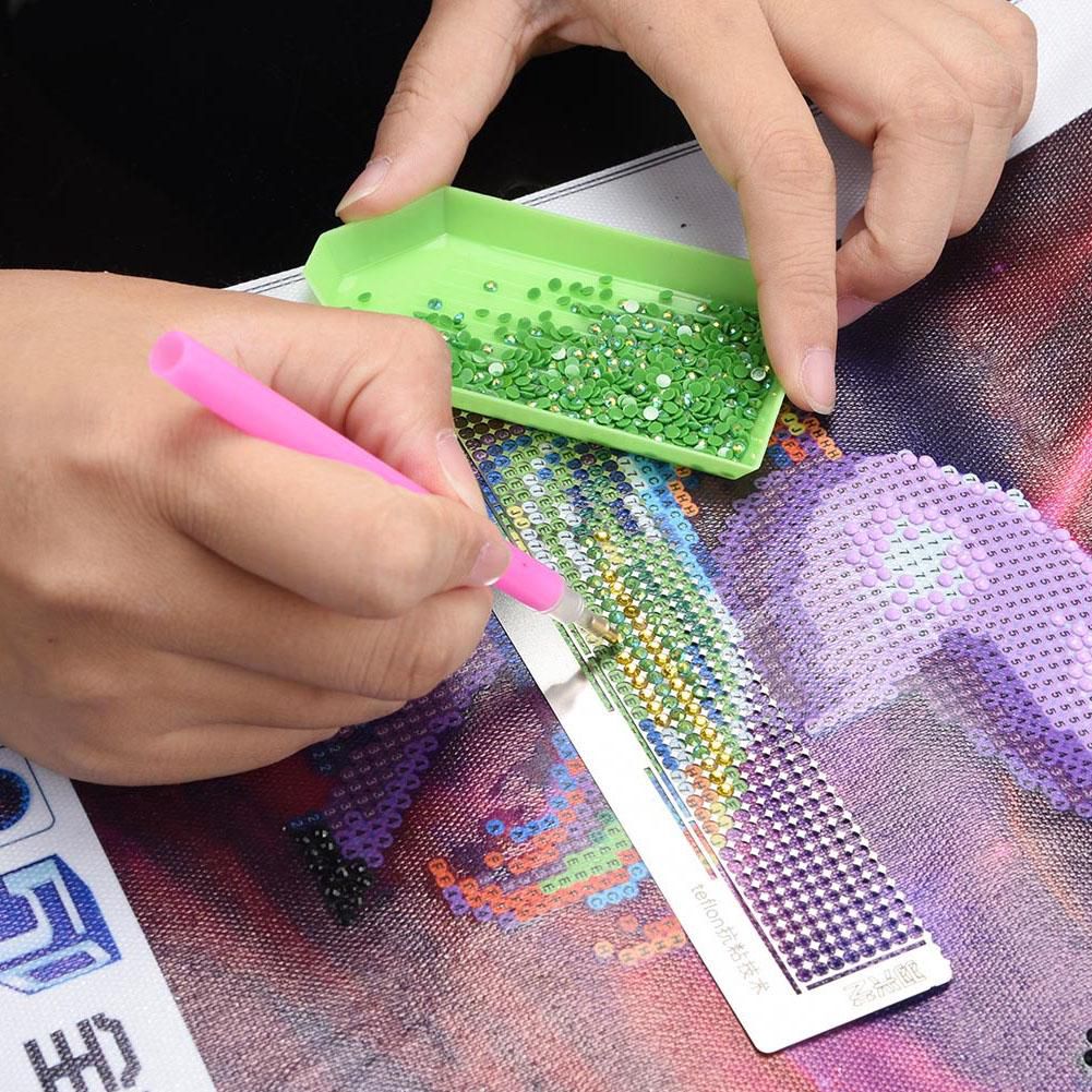 【สินค้าขายดี】5D Diamond Painting Ruler Cross Embroidery Stainless Steel ...