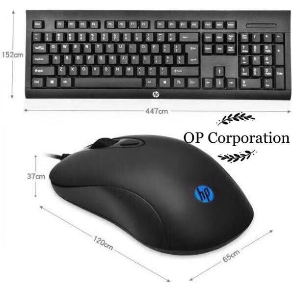 HP KM100 USB Gaming Keyboard and Mouse - HDMI - ThaiPick