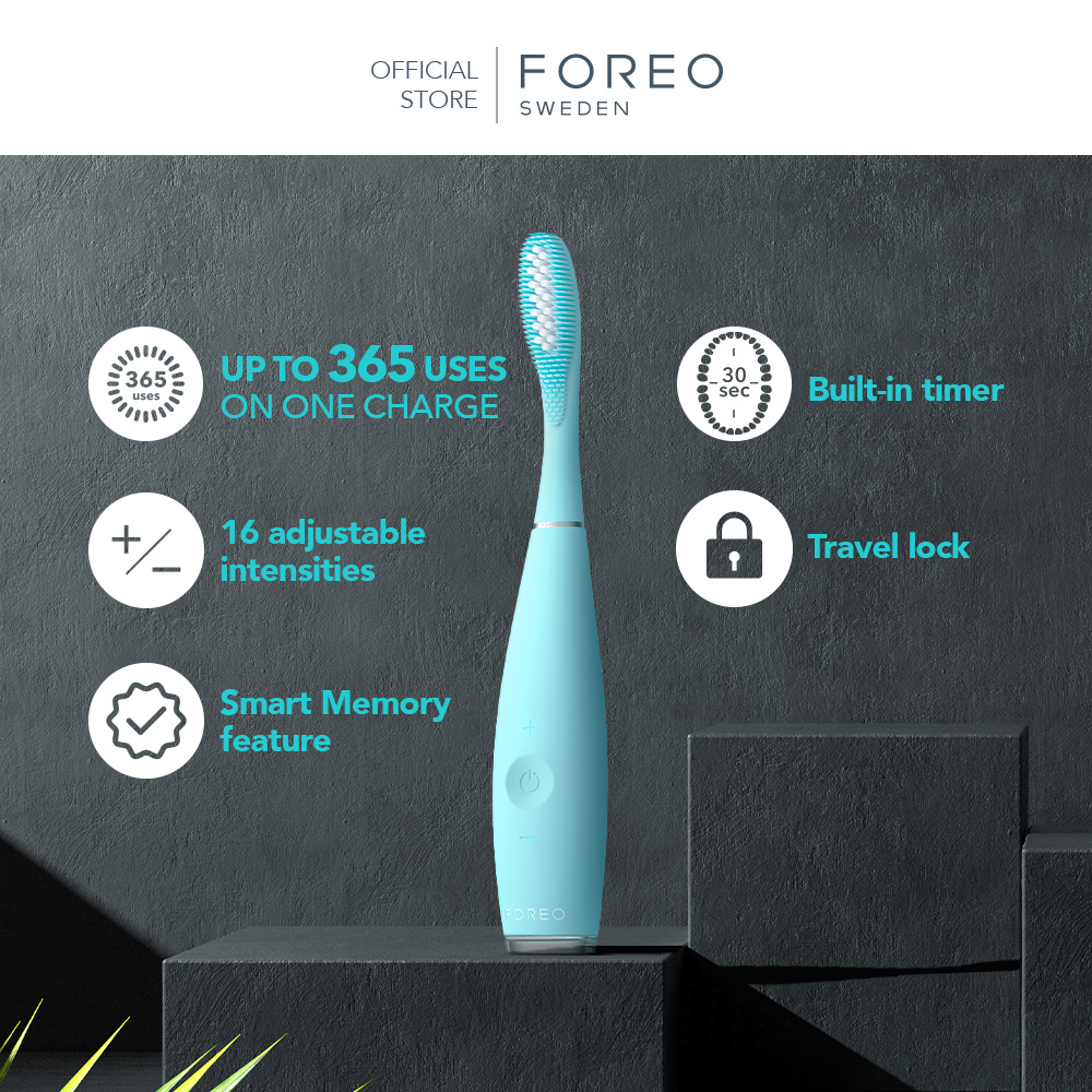 FOREO ISSA 3 Mint แปรงสีฟันไฟฟ้า ฟอริโอ้ อิซซ่า 3 สีมิ้นต์ - ฟอริโอ้ ...