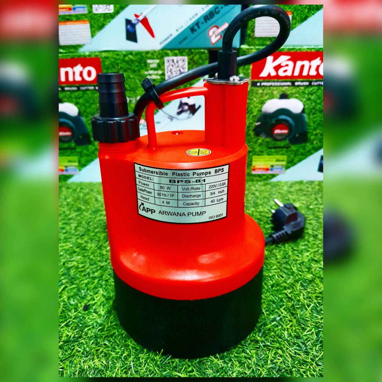 APP ARWANA PUMP ???????? ไดโว่ รุ่น BPS-81 ท่อออก 3/4นิ้ว 80วัตต์ 220V ...